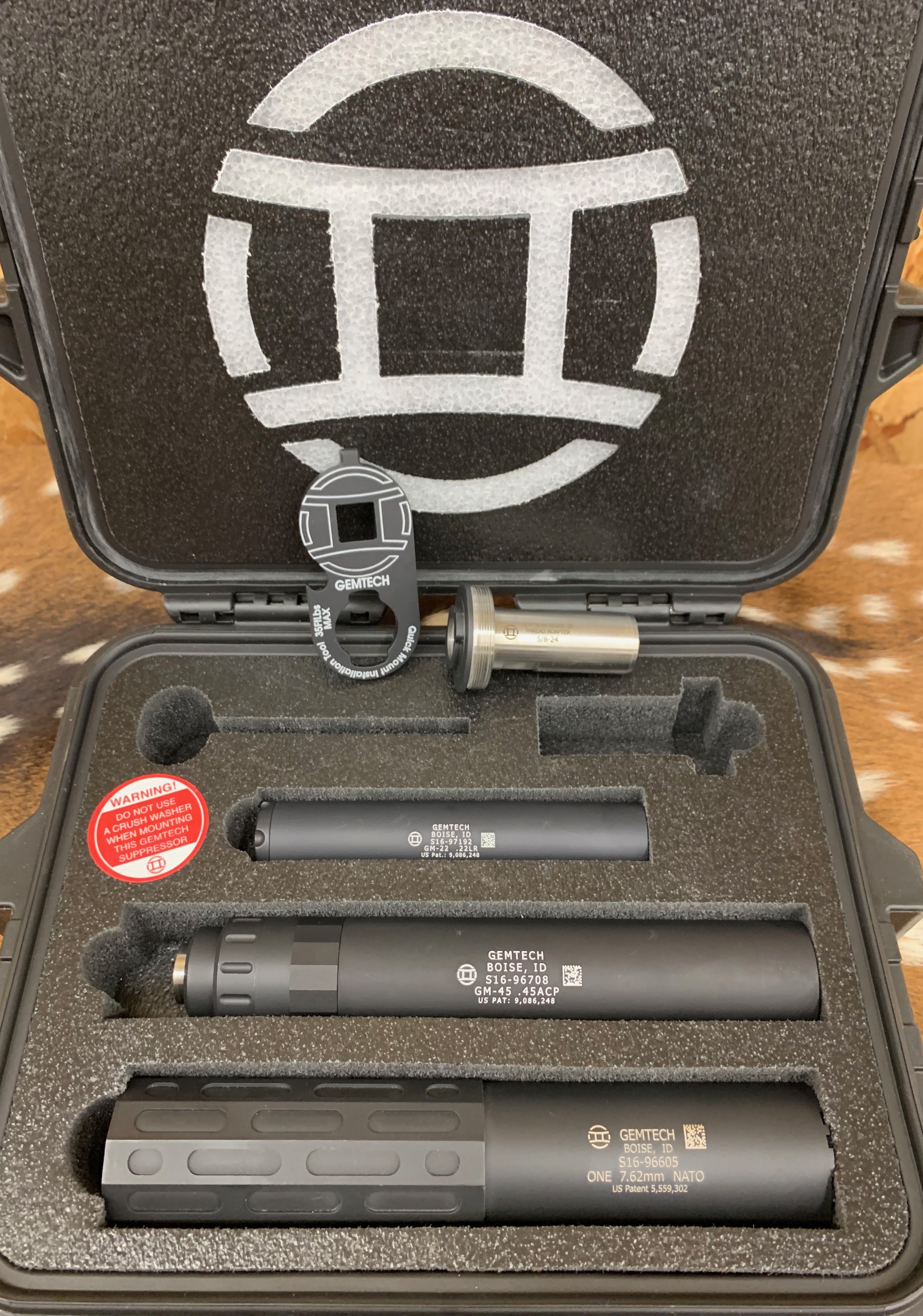 GunSpot Guns for sale | Gun Auction: Gemtech Trilogy Set - 3 ...