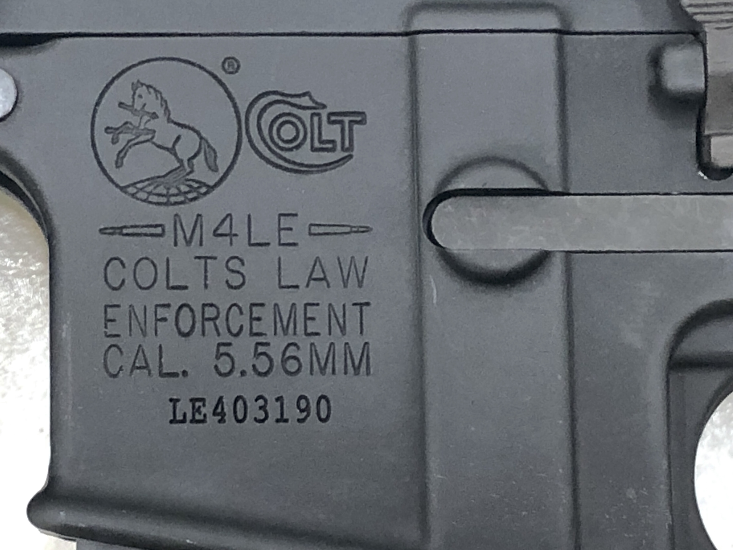 GunSpot Guns for sale | Gun Auction: Rare Colt M4LE IAR 5.56mm Semi ...