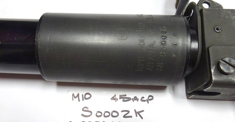 GunSpot Guns for sale | Gun Auction: 45 Cal M-10 OPERATOR'S BRIEFCASE ...