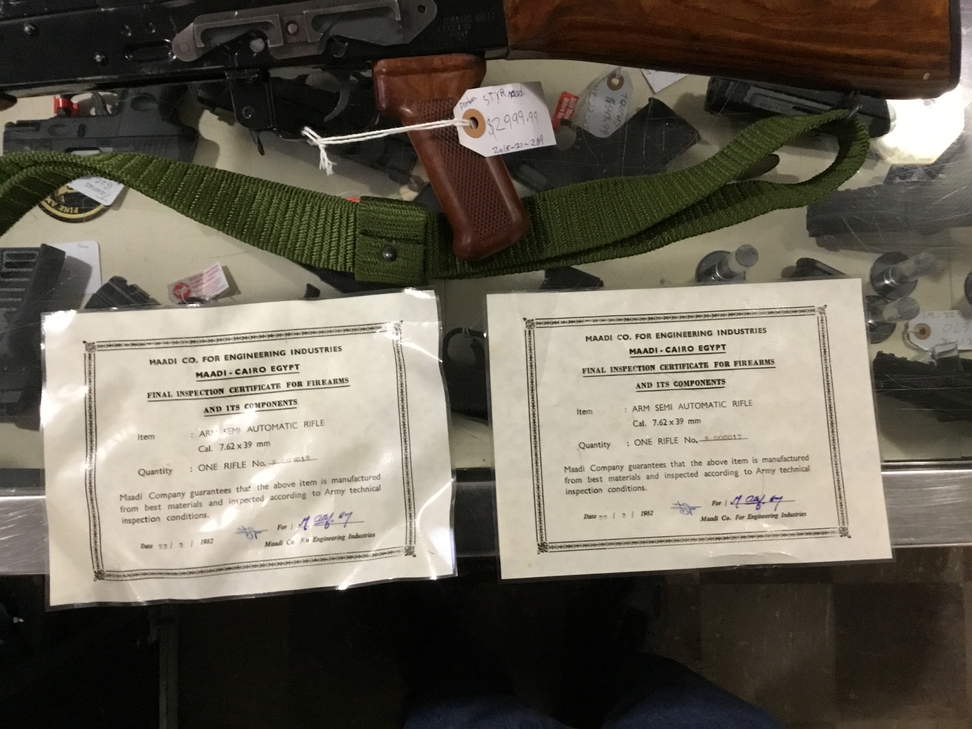 GunSpot Guns for sale | Gun Auction: Maddie Egyptian AK-47 sold in a ...