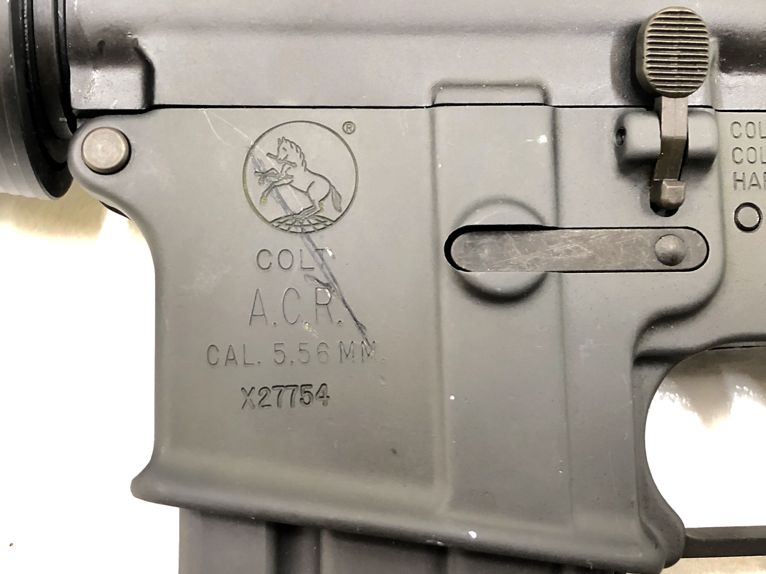 GunSpot Guns for sale | Gun Auction: Rare Protoype Colt ACR 5.56mm ...