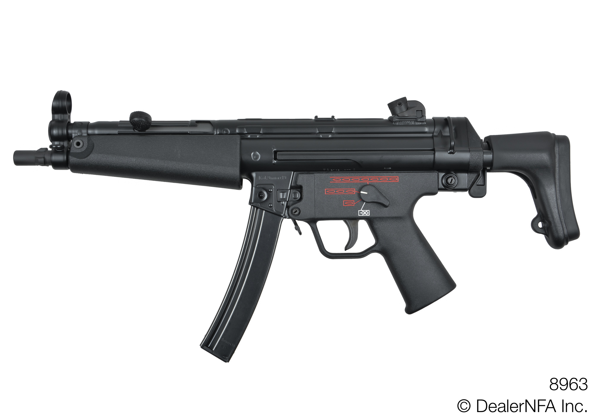 GunSpot Guns for sale | Gun Auction: HK MP5A3, Fleming/Dyer, SBR, 4-Pos ...