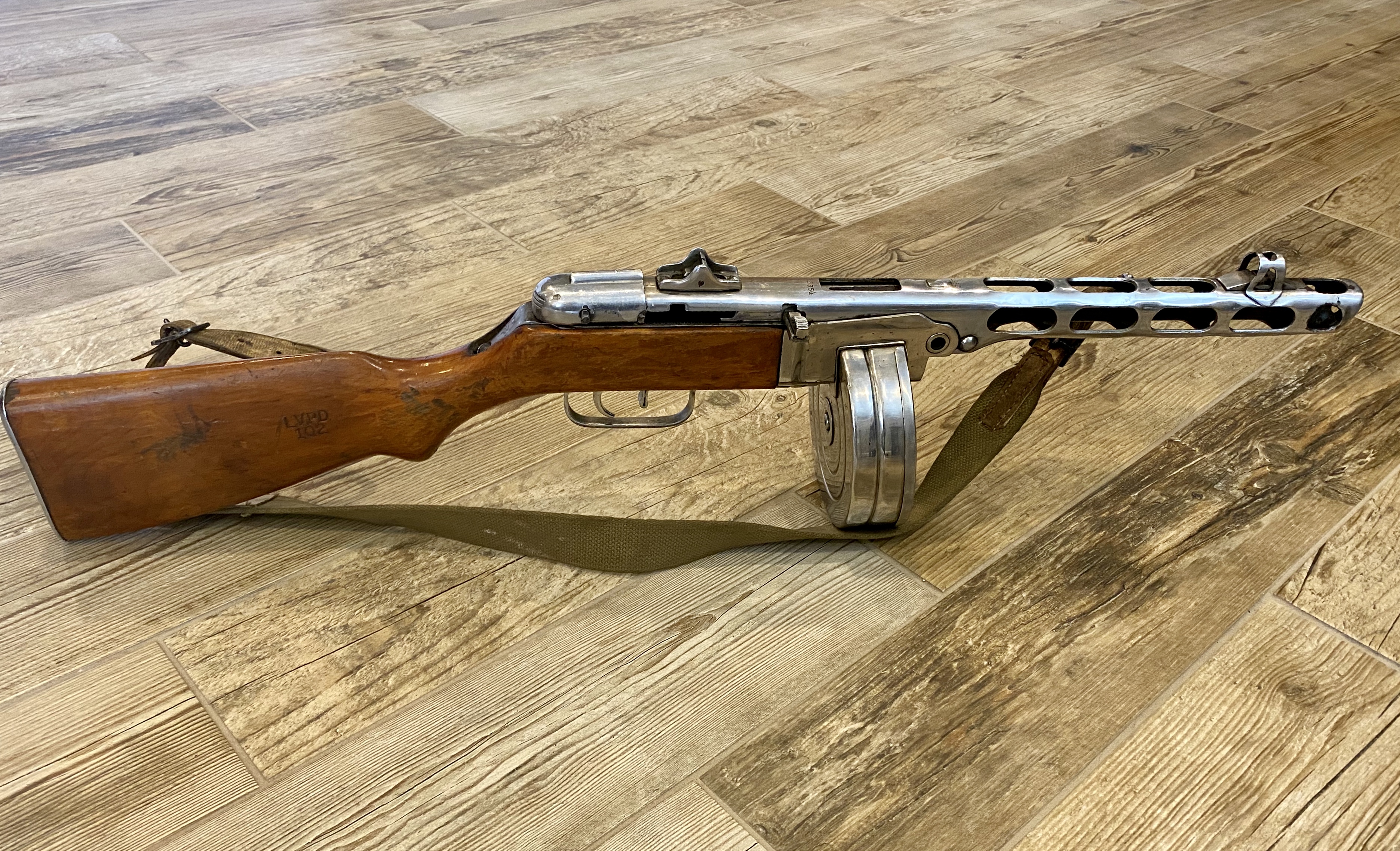 GunSpot Guns for sale | Gun Auction: Rare Original Russian Chromed PPSh ...