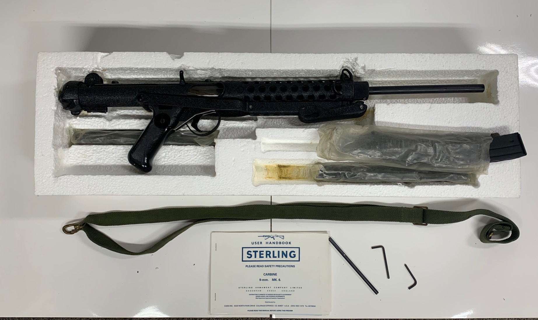 GunSpot Guns for sale | Gun Auction: Sterling MK6 Carbine TEST FIRED ONLY