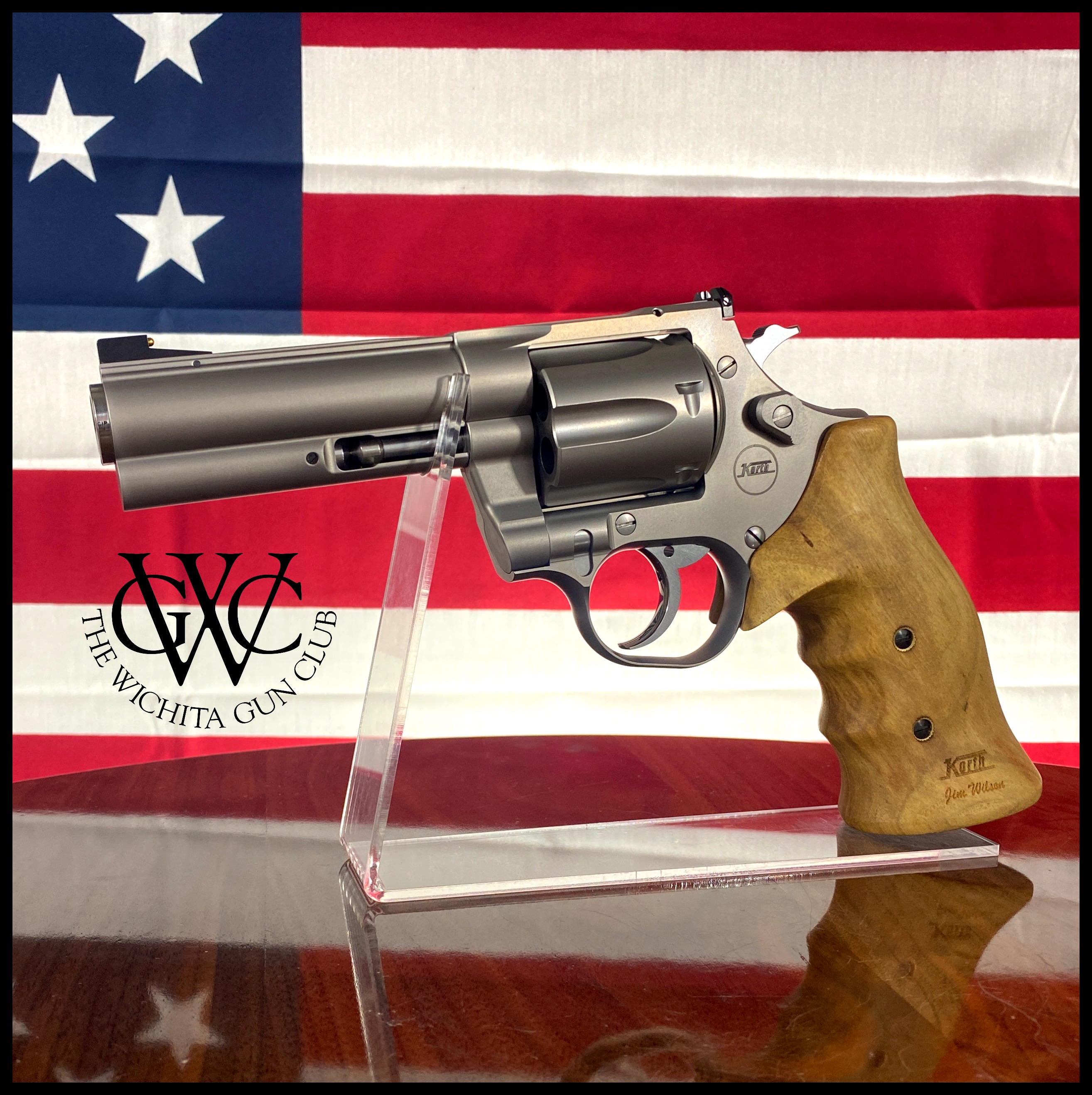 GunSpot Guns for sale | Gun Auction: Korth/NHC Mongoose Silver .357 ...