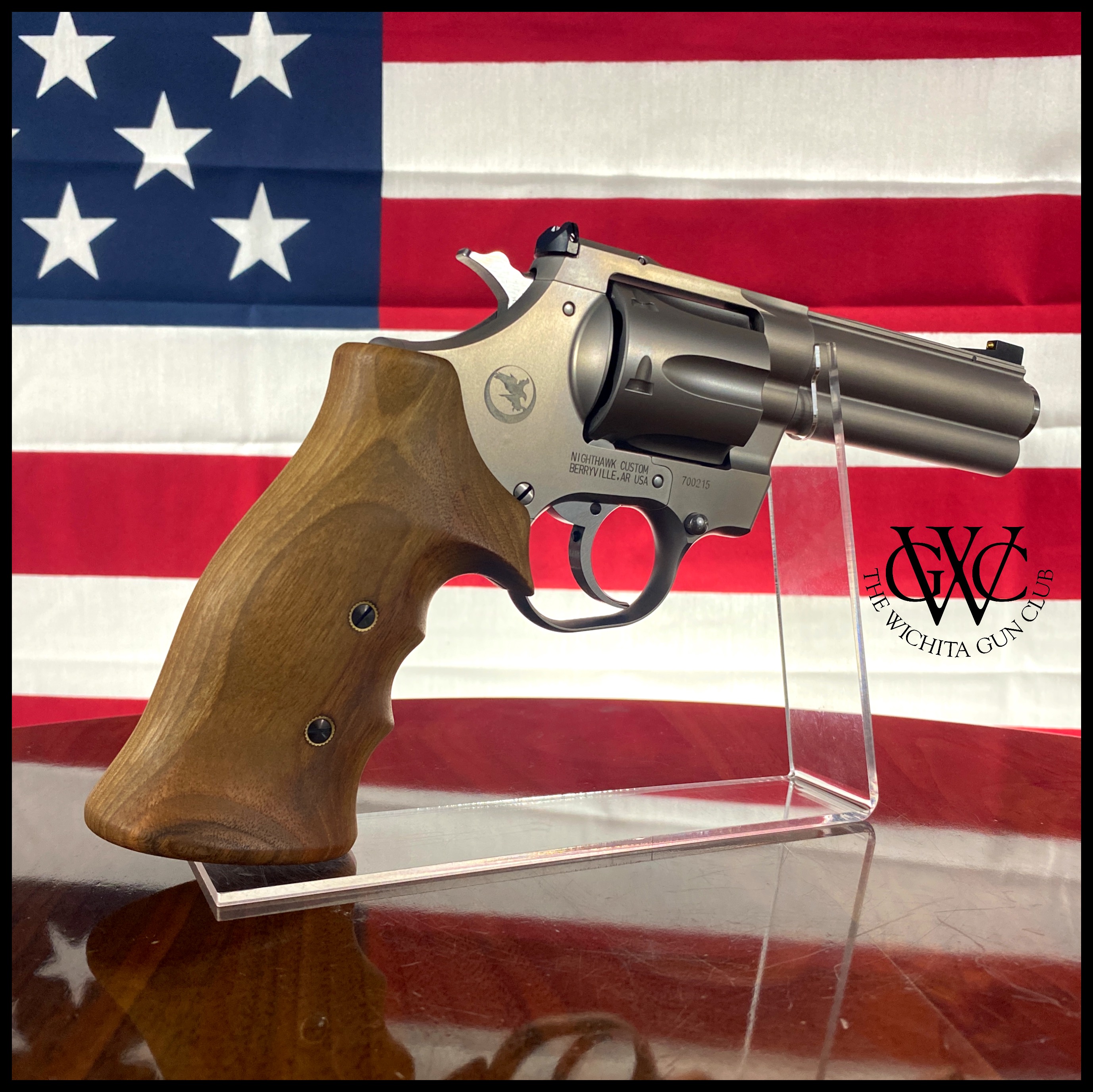 GunSpot Guns for sale | Gun Auction: Korth/NHC Mongoose Silver .357 ...
