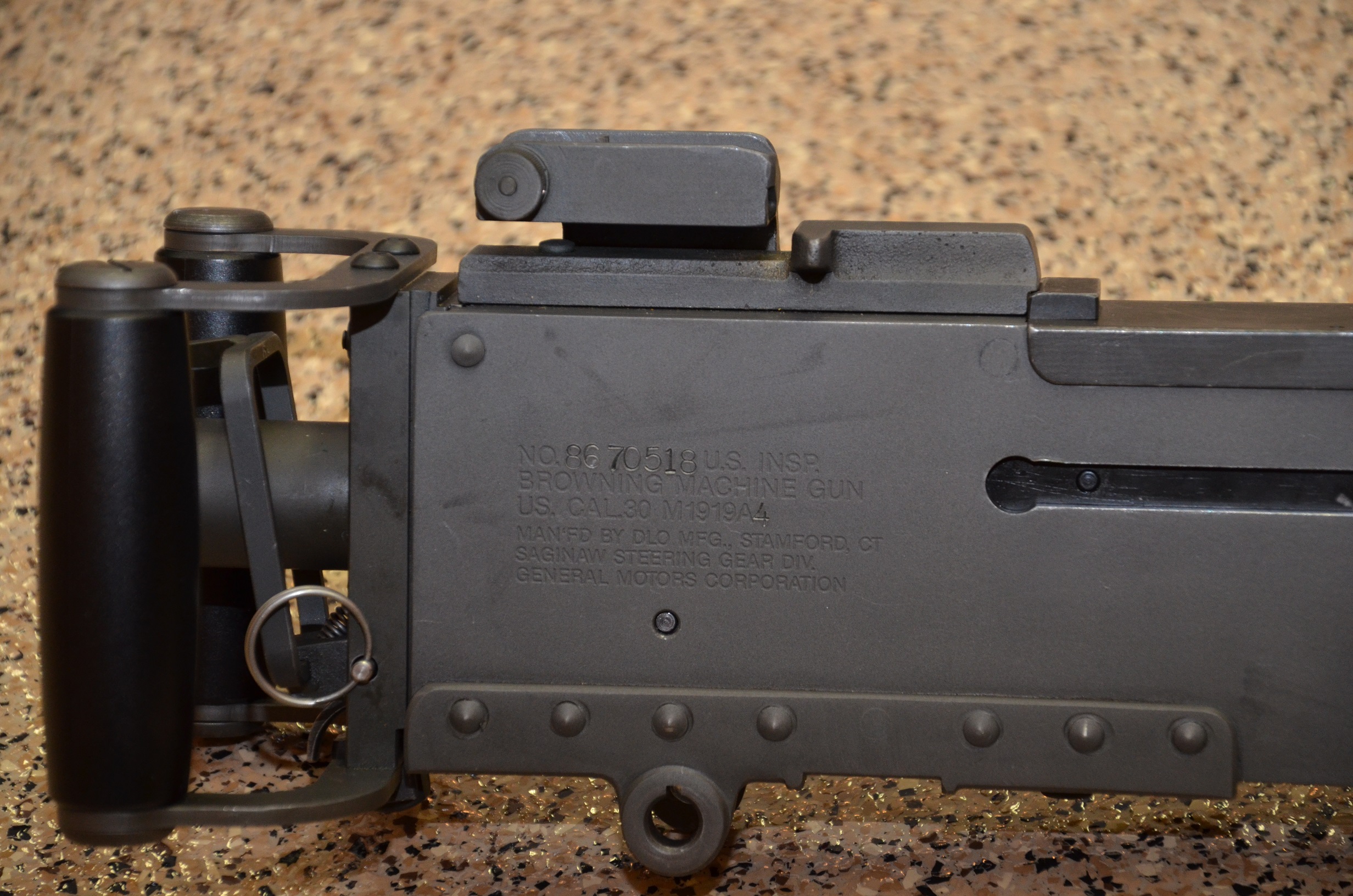 GunSpot Guns for sale | Gun Auction: DLO /Browning 1919A4 Machine Gun w ...