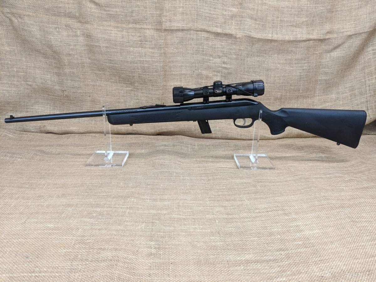 GunSpot | SAVAGE MODEL 62 22LR, BLACK SYNTHETIC STOCK AND BSA SCOPE