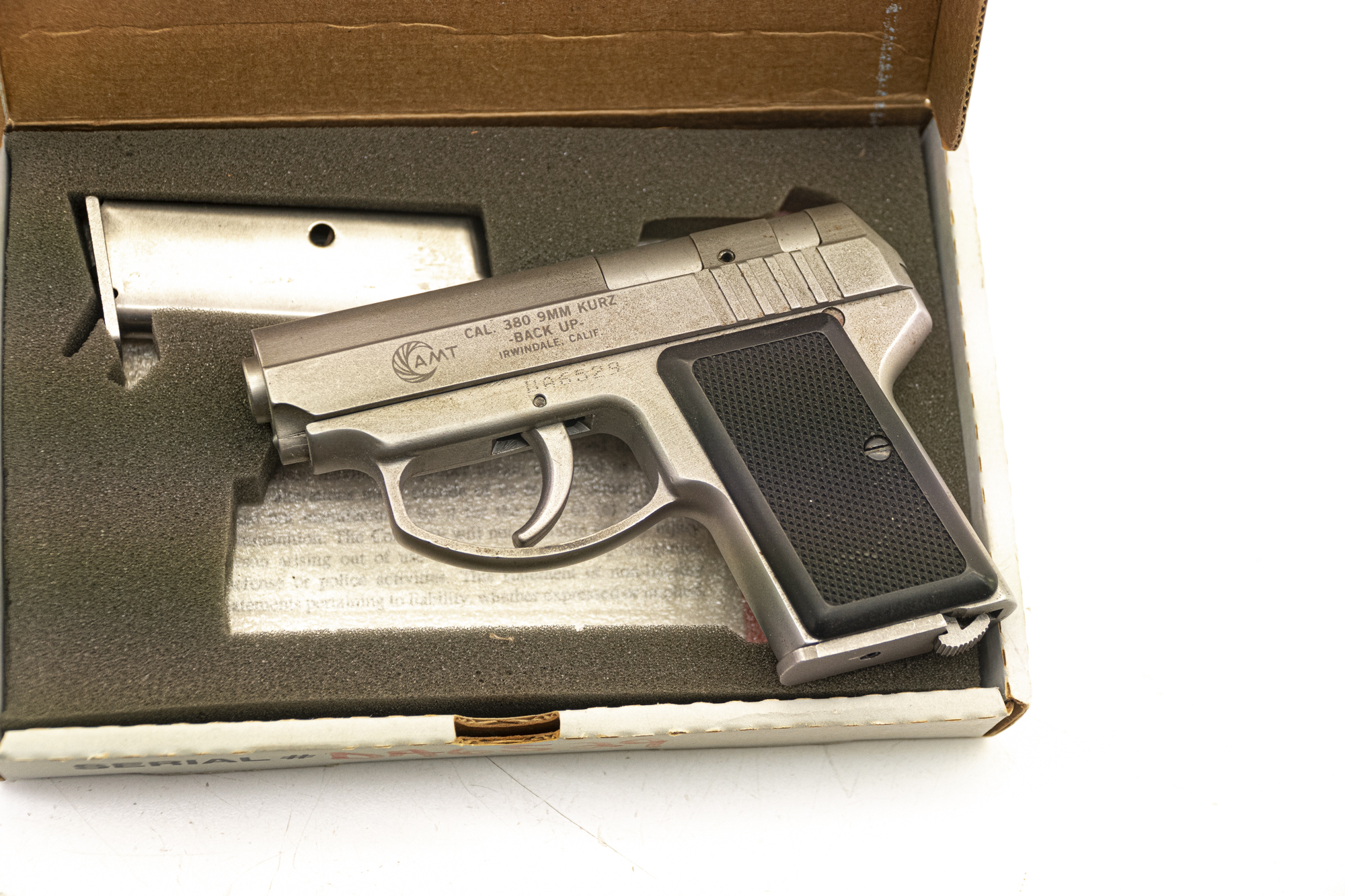 GunSpot Guns for sale | Gun Auction: AMT .380 Backup DAO