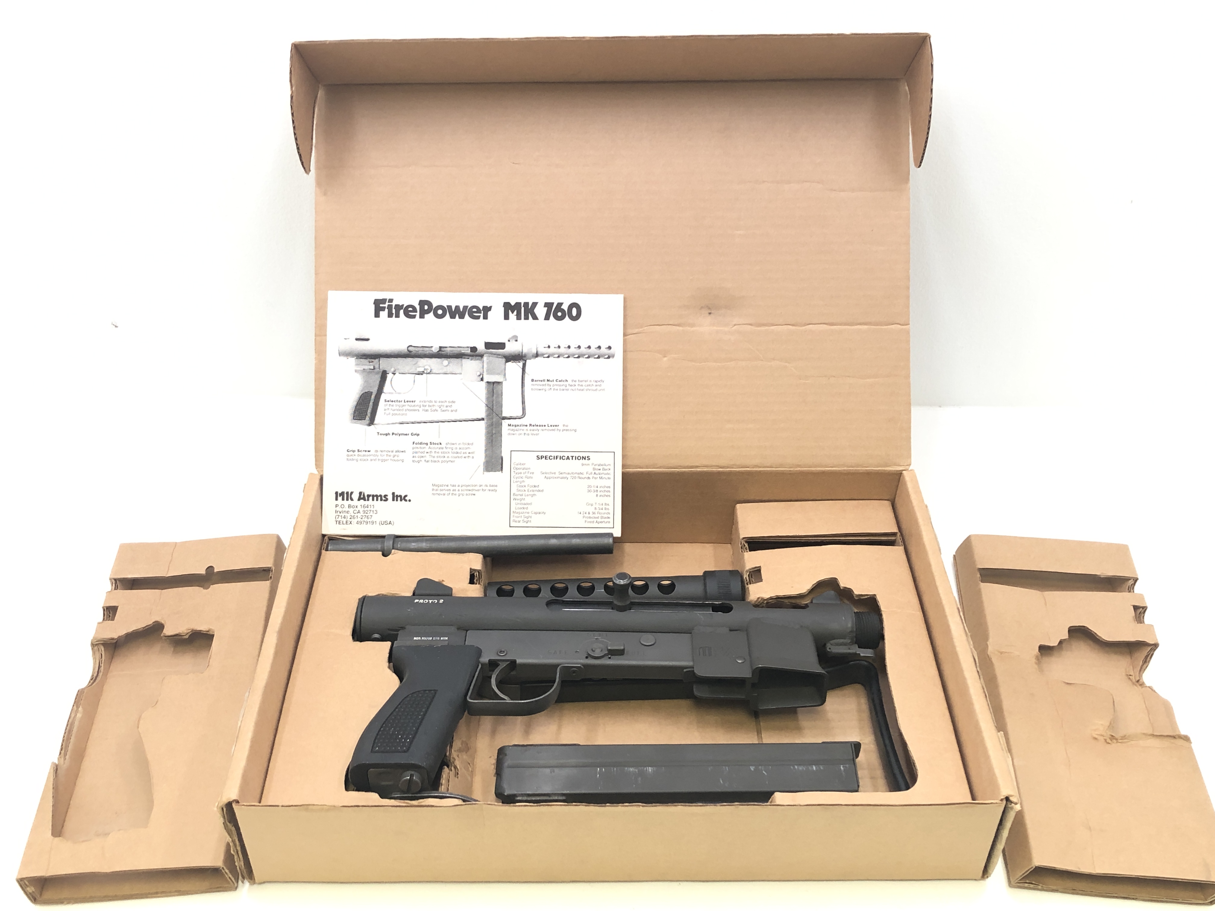 GunSpot Guns for sale | Gun Auction: Rare MK Arms MK 760 9mm ...