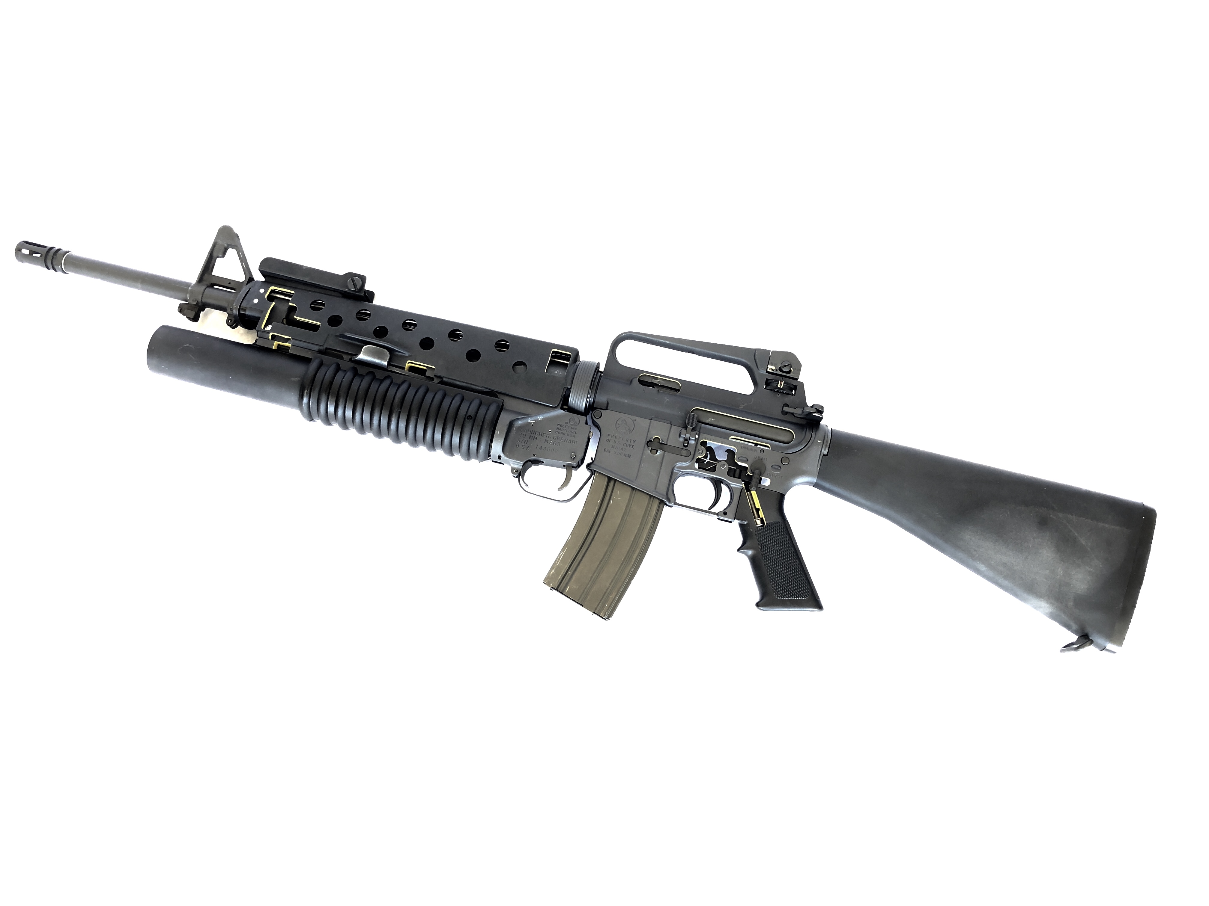 GunSpot Guns for sale | Gun Auction: Rare Colt M16A2 Cutaway 5.56mm US ...