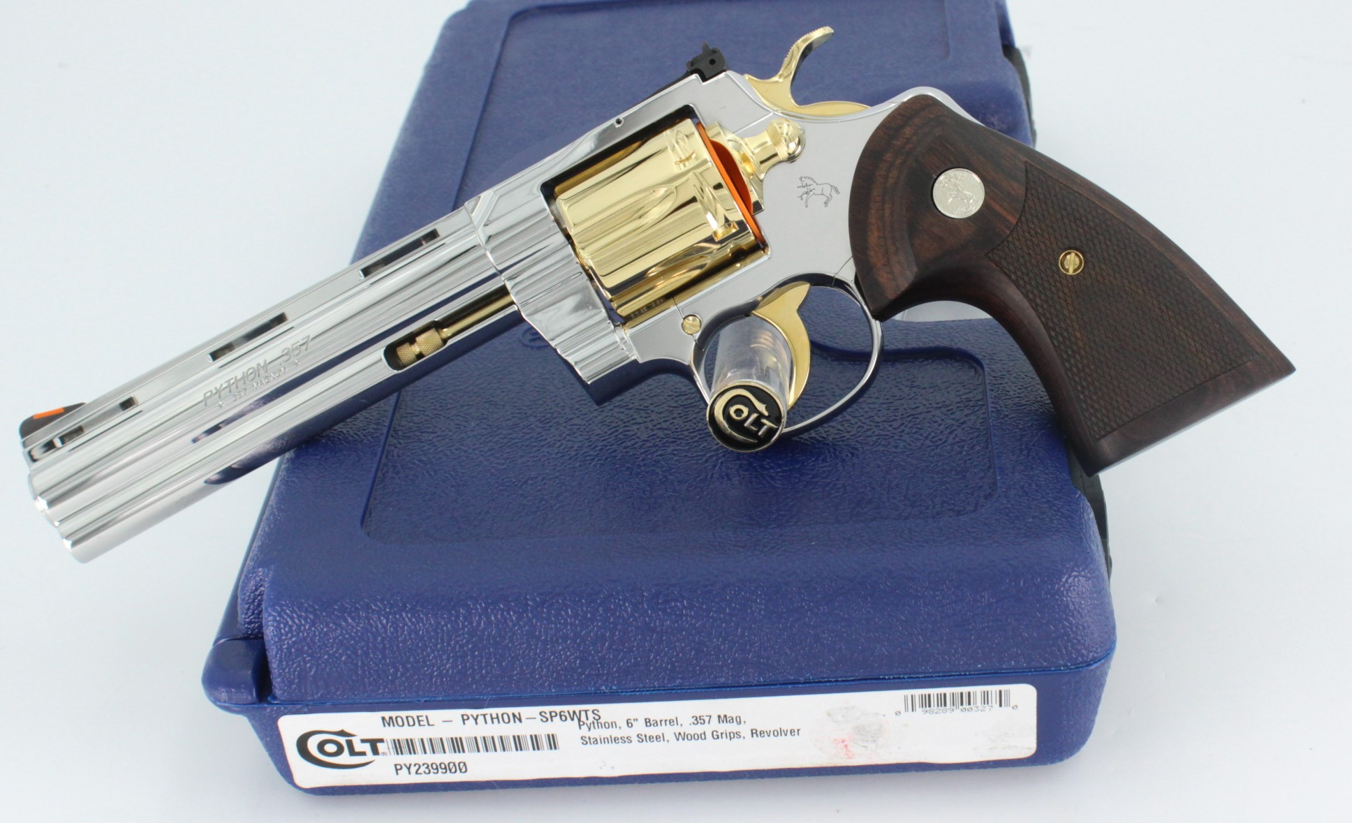GunSpot Guns for sale | Gun Auction: Colt Python, 6", .357 Magnum, High ...